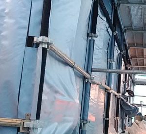 Reusable hot work habitat solution